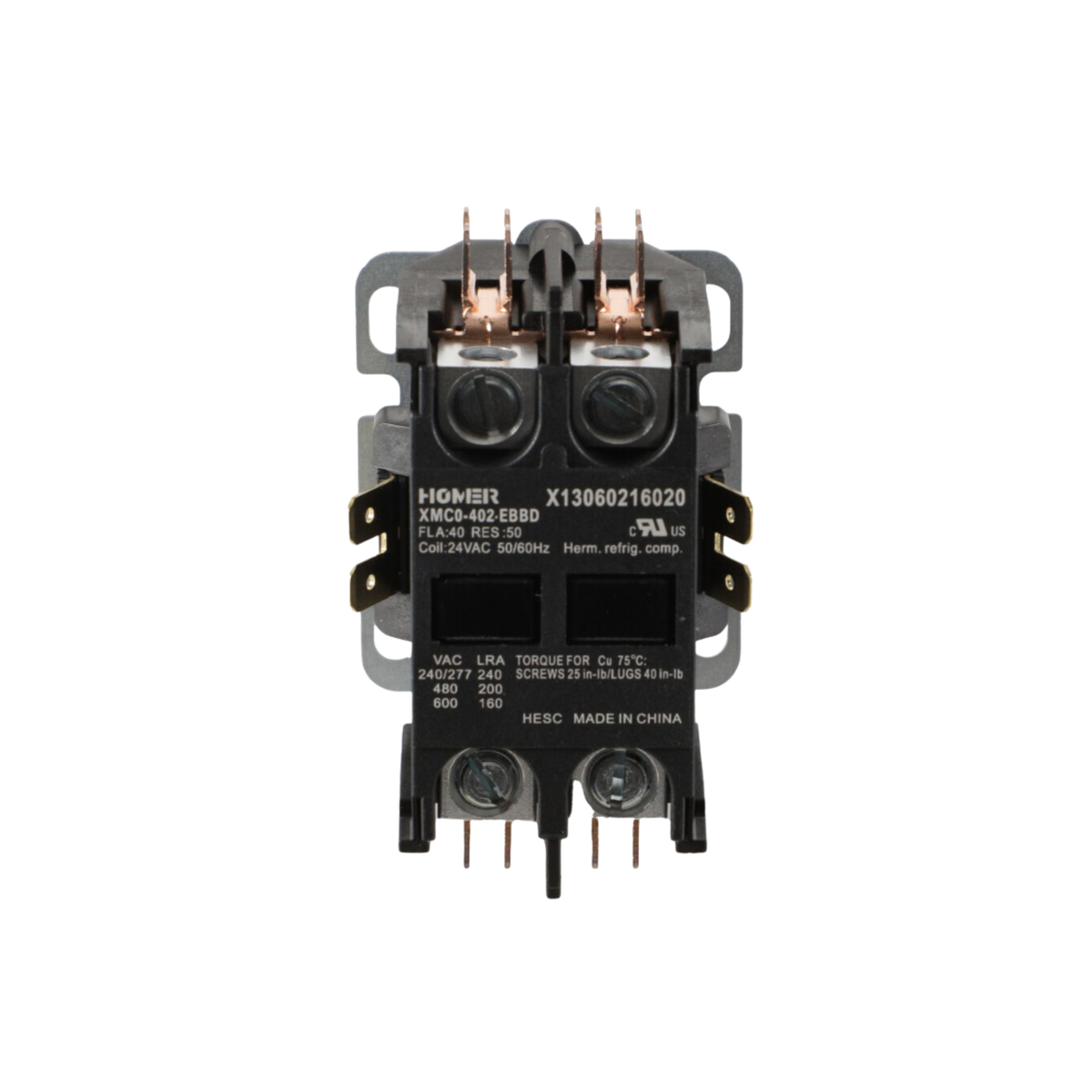 Trane CTR1333 24 V 40 A 2-Poles Contactor – Snook & Aderton HVAC Supply