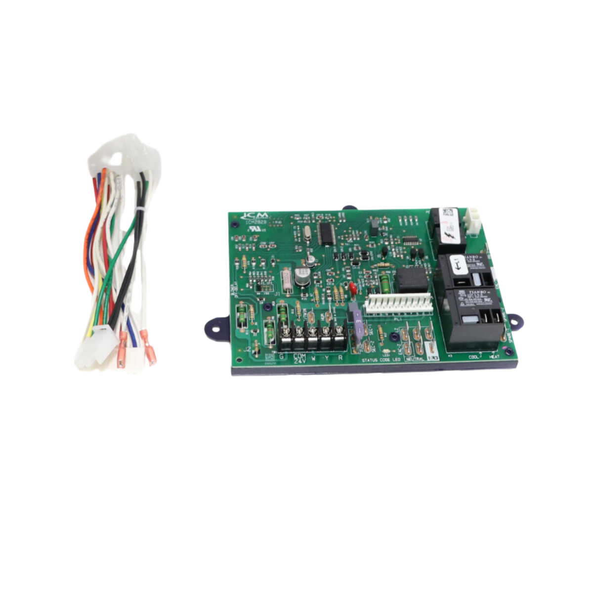 ICM Controls ICM282B Fixed Speed Furnace Control Module, Circuit Board ...