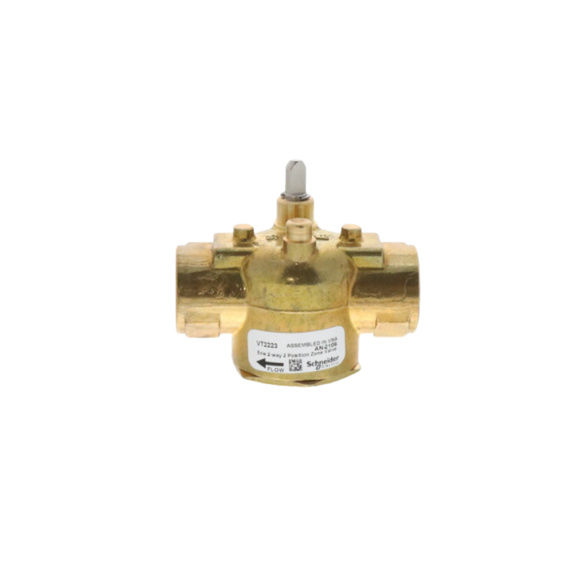 Schneider Electric (Erie) VT2223 1/2" NPT, 2 Way, 3.5 Cv, 2 Position V ...