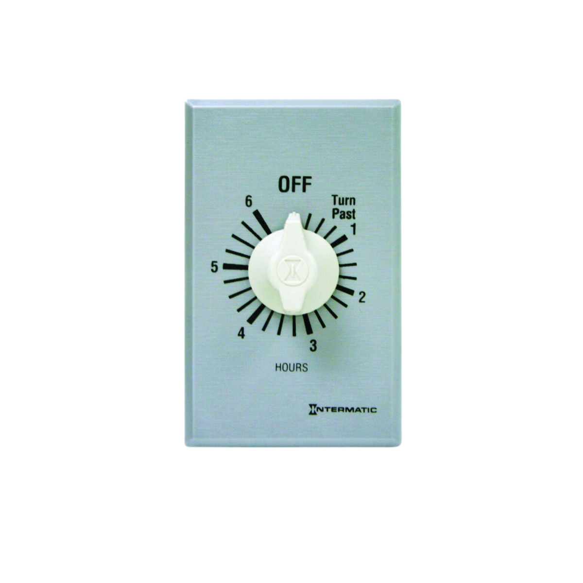 Intermatic FF6H 125-277 VAC 50/60 Hz 6-Hour SPST Spring Wound Countdow ...