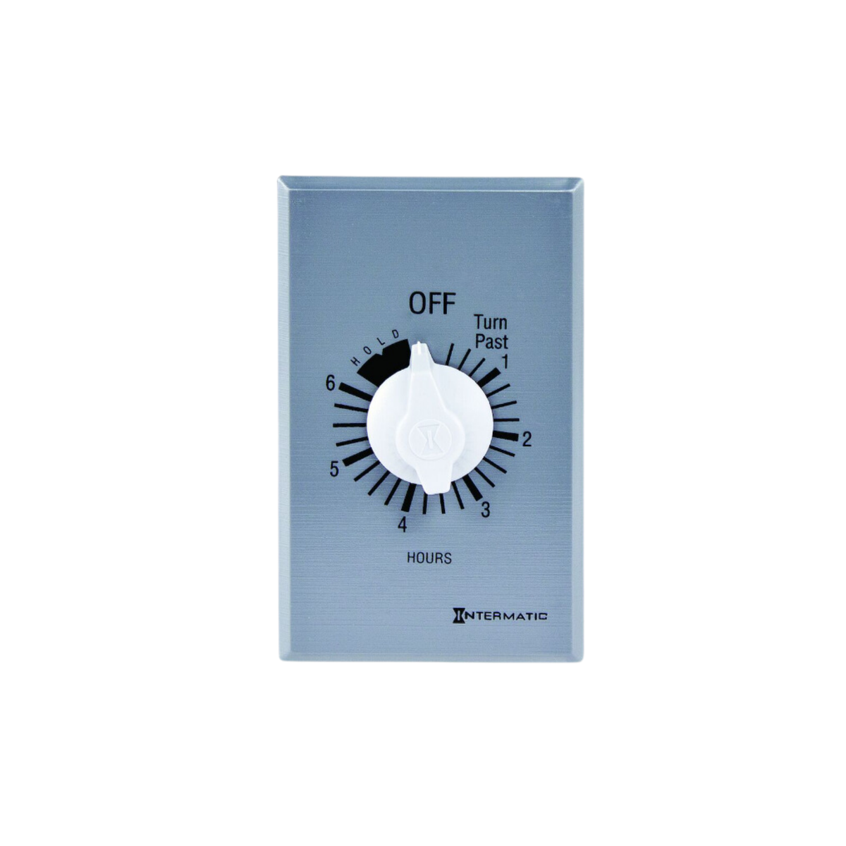 Intermatic FF6HH 125-277 VAC 50/60 Hz 6-Hour SPST Spring Wound Countdo ...