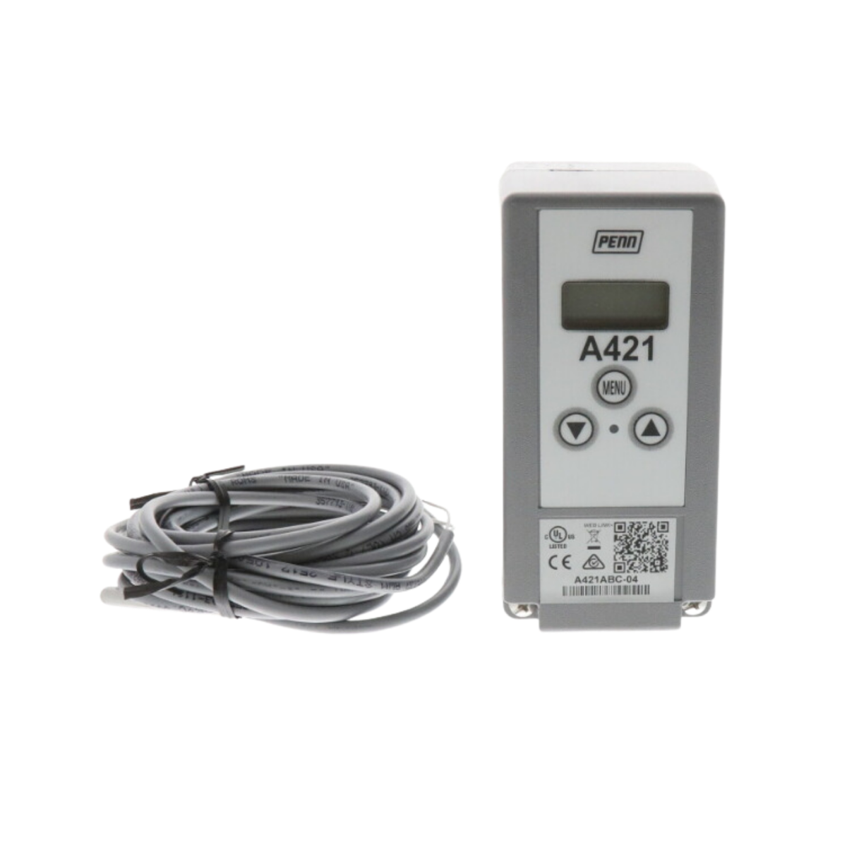 Johnson Controls A421ABC-04 120/240 VAC, Electronic, Front Panel LCD ...